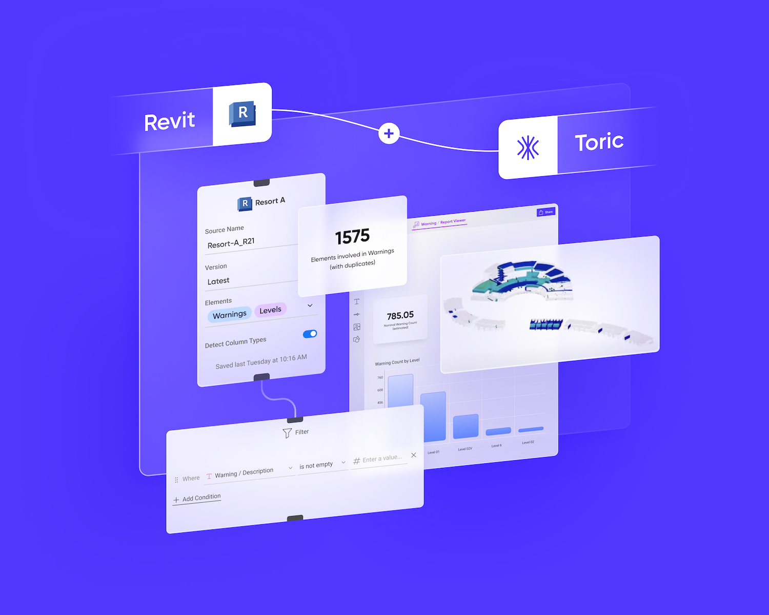 How to use Revit data to perform a Model Audit for Warnings | Toric